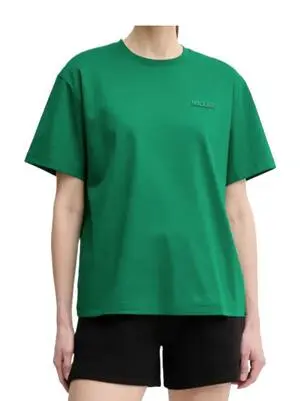 Mackage Crewneck T-shirt With Tonal Logo - Leaf Green