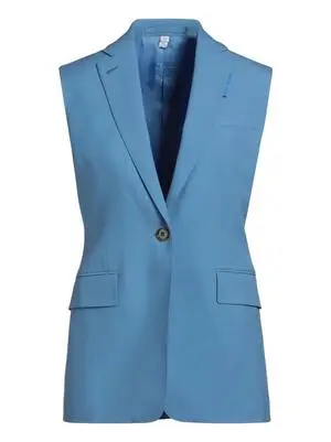 Burberry Sleeveless Wool Blazer - Blue