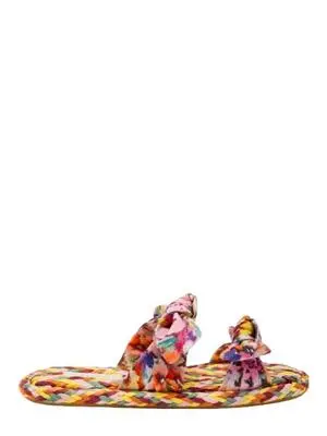 Zimmermann Carousel Floral-bow Sandals - Multicolor