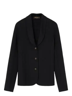 LORO PIANA Loro Piana Long-Sleeved Shawl Collar Jacket