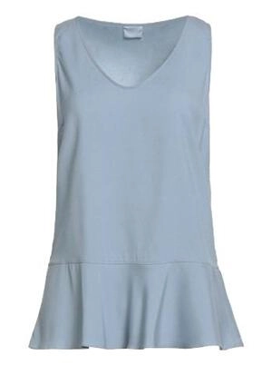Brunello Cucinelli Sleeveless Stretch Top - Blue