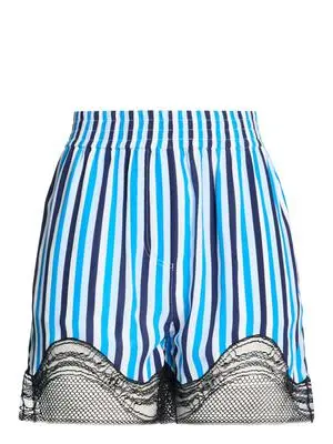 BURBERRY Burberry Striped Lace Trim Bermuda Shorts
