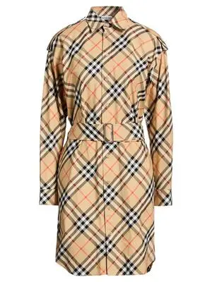 Burberry Printed Long-sleeve Shirt Dress - No