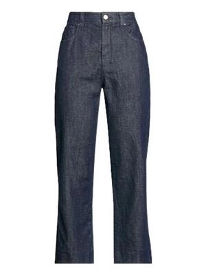 Max Mara Denim Straight-leg Pants - Blue