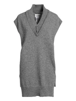 MAISON MARGIELA Knitted Sleeveless V-neck - Grey