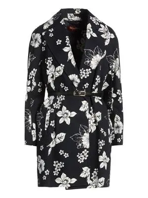 Max Mara Single-breasted Floral-print Blazer - Blue