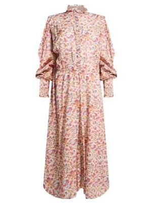 ISABEL MARANT ÉTOILE Isabel Marant Etoile Paisley Print Long Sleeve Shirt Dress