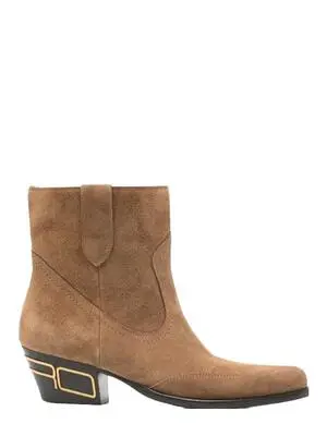 Etro Pointed Toe Boots - Brown