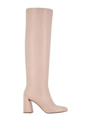 CHRISTIAN LOUBOUTIN Christian Louboutin Leather Block-Heel Knee-High Boots