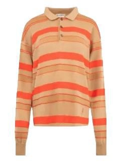 J.W.ANDERSON Striped Polo Shirt - No