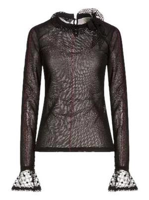 Isabel Marant Étoile Solid Color Long Sleeve Knit Sweater - Black