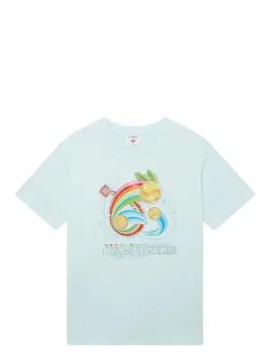 Casablanca Manga Tennis Ball T-shirt - Blue