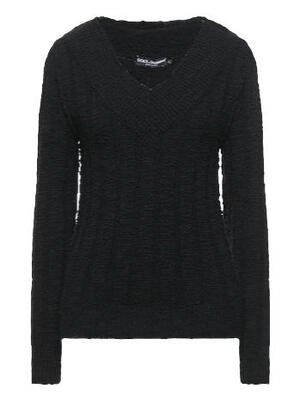 Dolce & Gabbana Minimalist Solidcolor Knit Top - Black