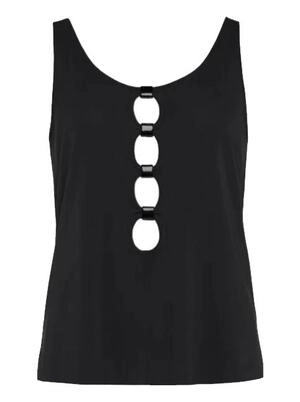 ERES Sleeveless Cutout Top - Black