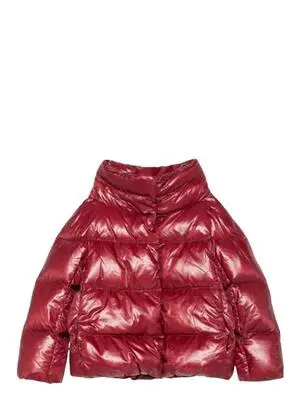 Herno Quilted Jacket With High Neck - Red
