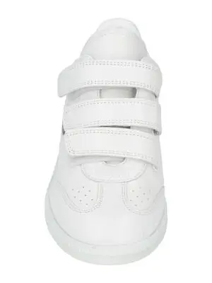 Isabel Marant Étoile Leather Sneakers With Hook-and-loop Closure - White