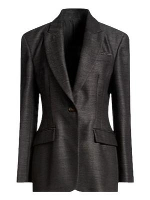 Brunello Cucinelli Single-breasted Wool Blazer - Black