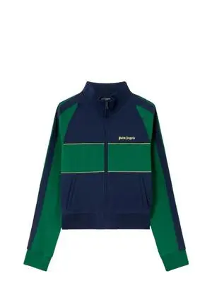 Palm Angels Classic Logo Zipped Sweater - Black