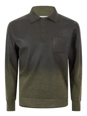 MAISON MARGIELA Mmm Foil Knit Polo Sn61 - Black