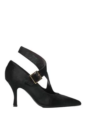 Khaite Buckle High Heels - Black