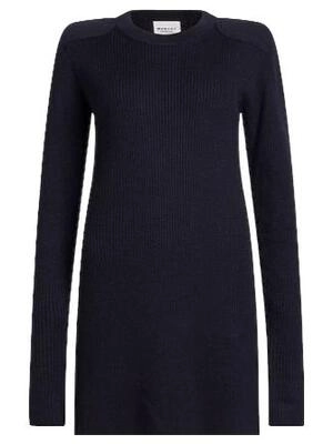 Isabel Marant Étoile Ribbed Knit Long Sleeve Dress - Blue