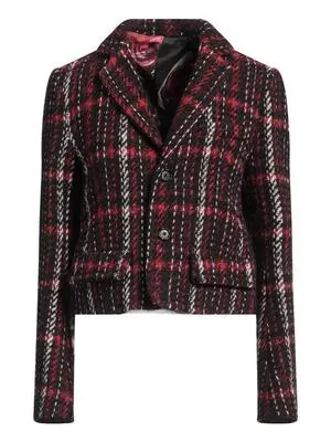 MARNI Marni Single-Breasted Plaid Flannel Blazer