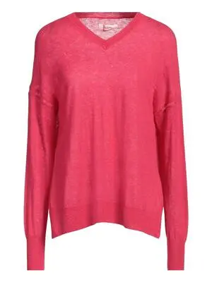 Isabel Marant Étoile Isabel Marant Etoile Lightweight V-Neck Pullover Red