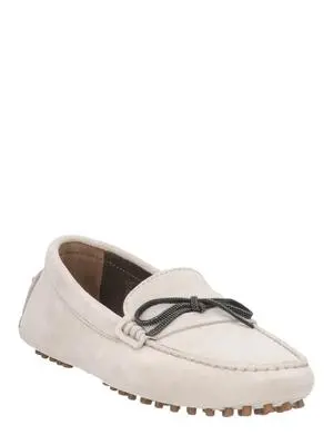 Brunello Cucinelli Suede Driving Shoes - Grey