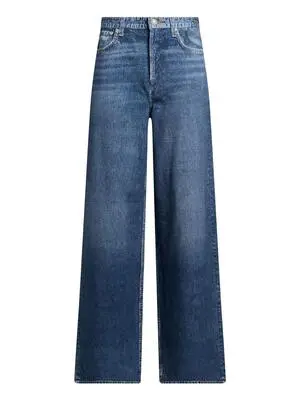 Rag & Bone Rag & Bone Wide-Leg Denim Trousers Blue