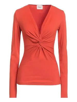 Isabel Marant Étoile Long Sleeve V-neck T-shirt - Red