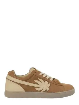 Palm Angels Palm Tennis Suede Low-top Sneakers - Brown