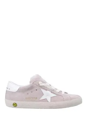 GOLDEN GOOSE Super Star Suede Sneakers - Light Pink