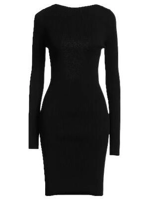 Rick Owens Fitted Knit Dress - Black