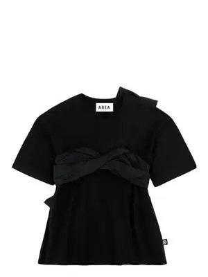 AREA AREA Taffeta Knot T-Shirt