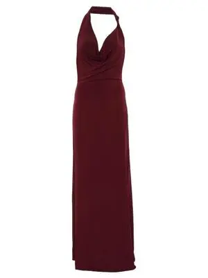 ANIYE BY Norah Halterneck Maxi Dress - Brown