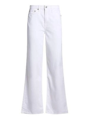 RAG & BONE Rag & Bone Wide-Leg Twill Trousers