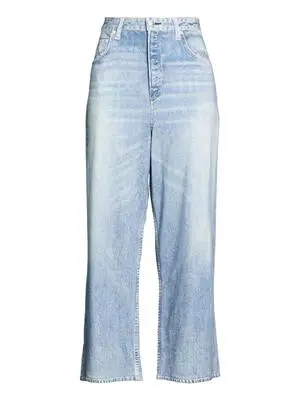 RAG & BONE Rag & Bone Light Wash Wide-Leg Jeans
