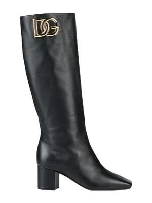 Dolce & Gabbana Leather Boots - Black