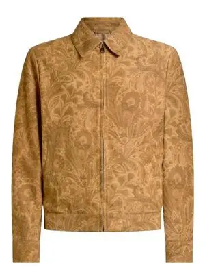 Etro Paisley Zip Jacket - Brown