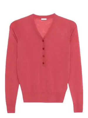 JOSEPH Joseph V-Neck Buttoned Sweater