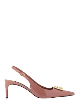 Dolce & Gabbana Patent Leather Slingback Pumps - Pink