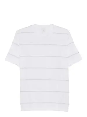Eleventy Horizontal-stripe T-shirt - White