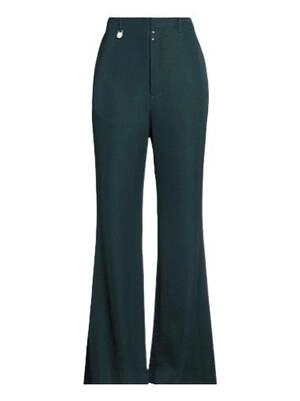 MAISON MARGIELA Wool Flare Pants - Green