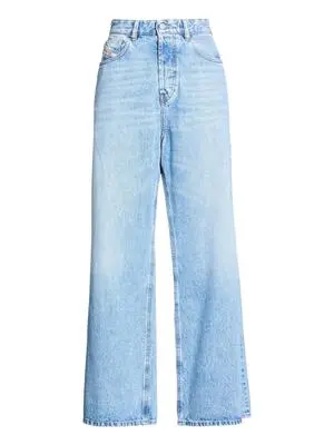 DIESEL® D-sire" Wide-leg Jeans - Black