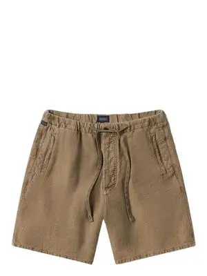 Citizens Of Humanity Citizens Of Humanity Linen Drawstring Waist Shorts Brown