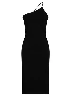 Rag & Bone One-shoulder Jersey Dress - Black