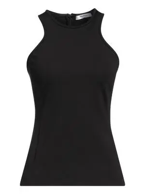 Max Mara Crewneck Tops - Black