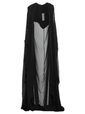 Rick Owens Sleeveless Cape Coat - Black