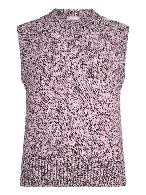 Liu Jo Embellished Knit Vest - Pink