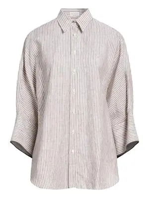 Brunello Cucinelli Patterned Shirts Blouses - White